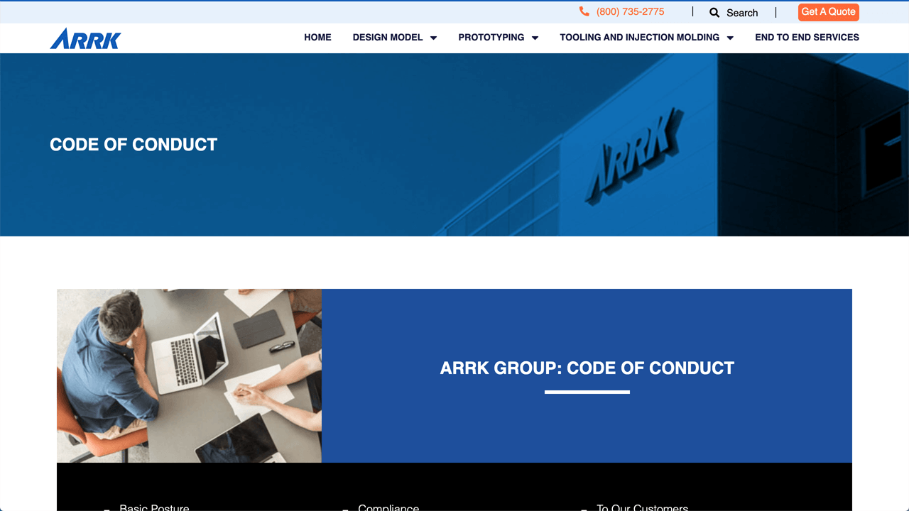 ARRK's Code of Conduct