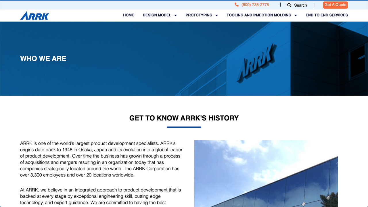 One of The Largest Product Development Specialists. ARRK